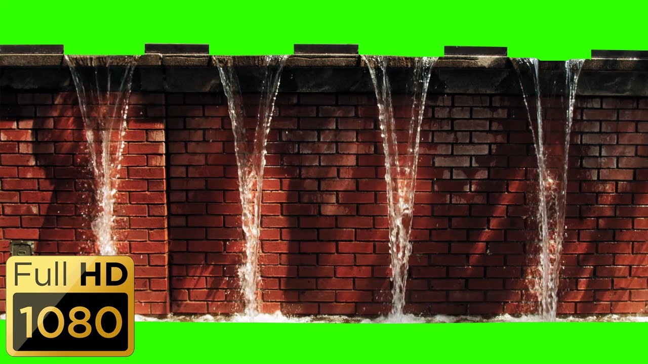 Waterfall Green Screen Video | Green Screen Effect | Green Screen ...