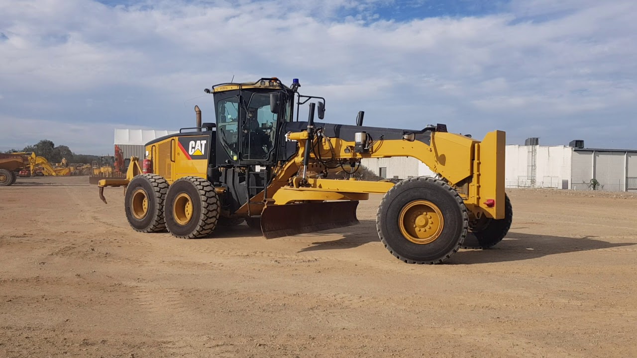 2007 Caterpillar 14M Grader - YouTube
