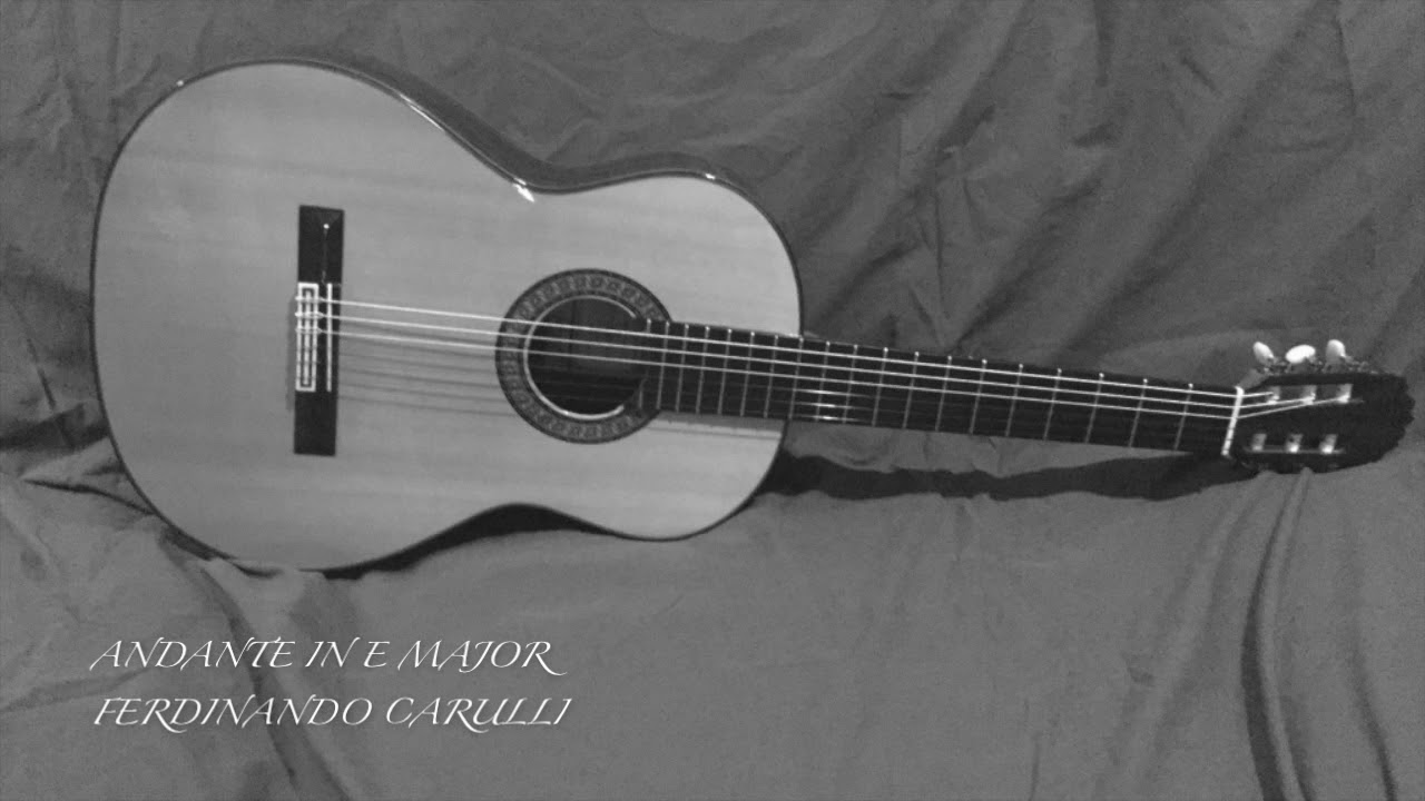 Classical Guitar / Ferdinando Carulli - Andante in E Major - YouTube