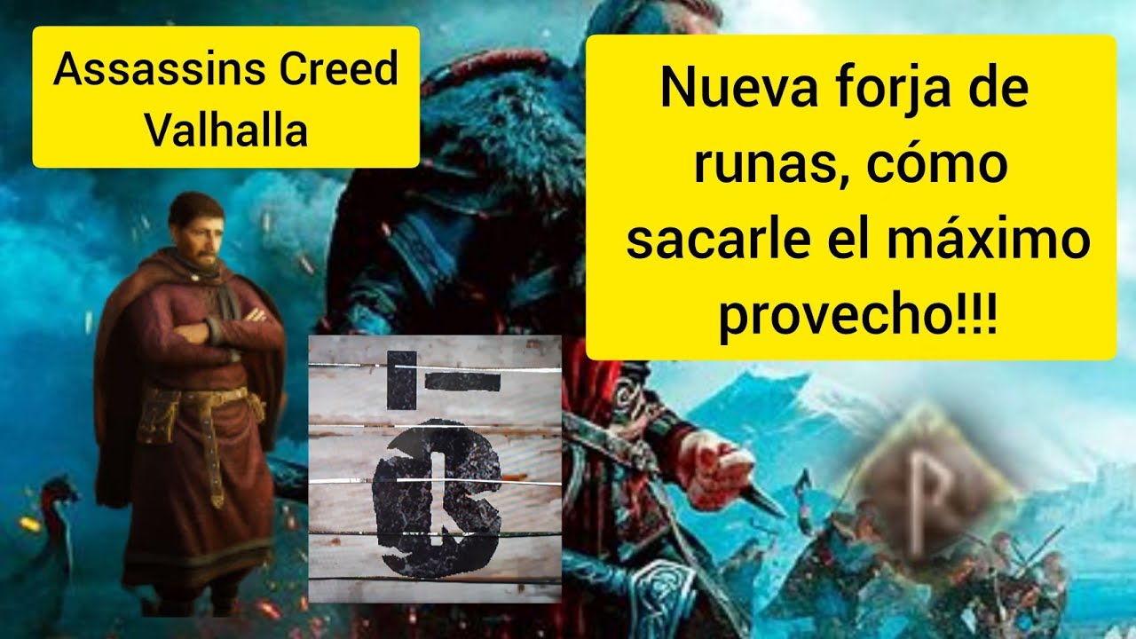 Assassin creed valhalla - nueva forja de runas, como sacarle el máximo provecho!!! - YouTube