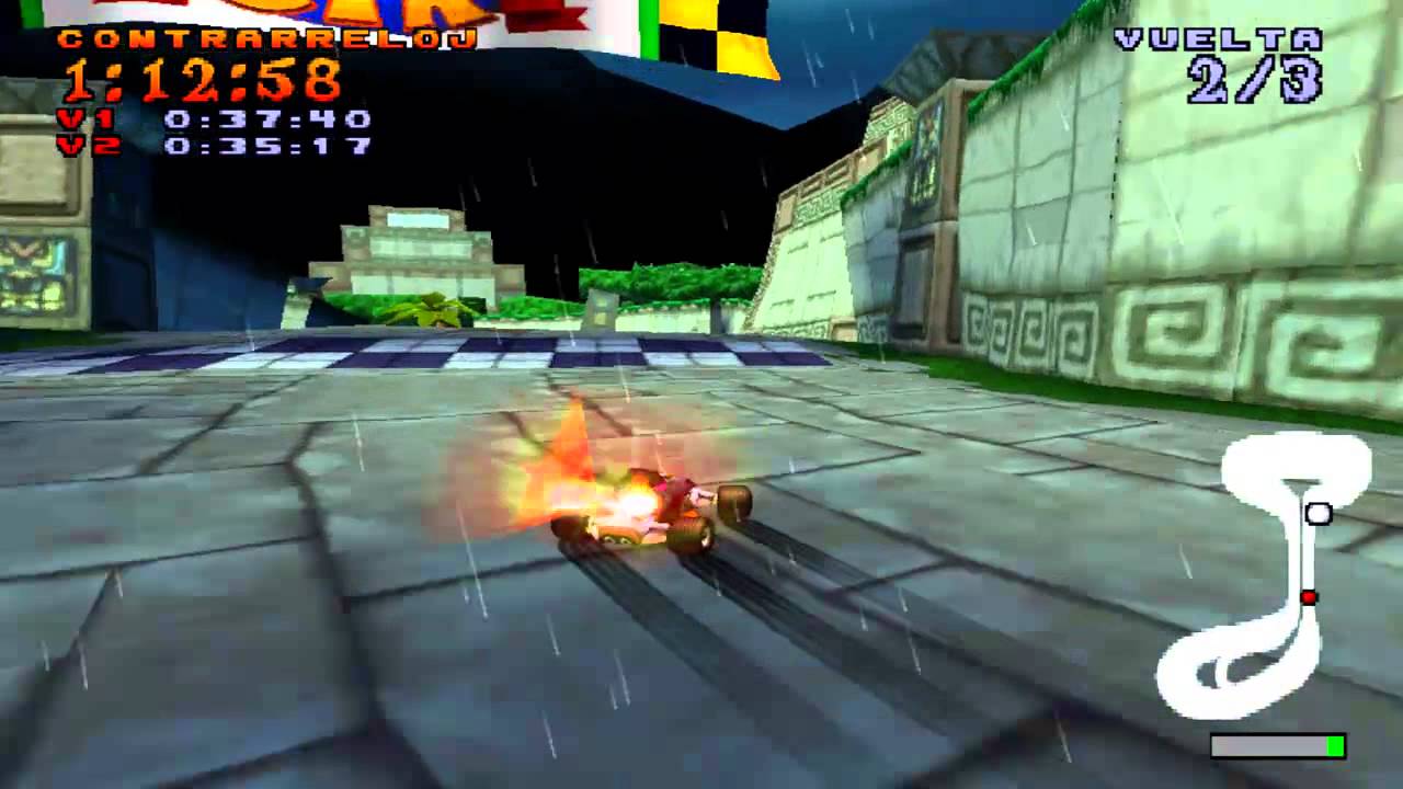 Crash Team Racing Gameplay Vencer a nitrous oxide sin atajos Templo ...