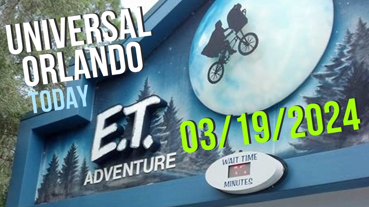 Universal Orlando Resort Universal Studios Daily 03/19/2024 - YouTube