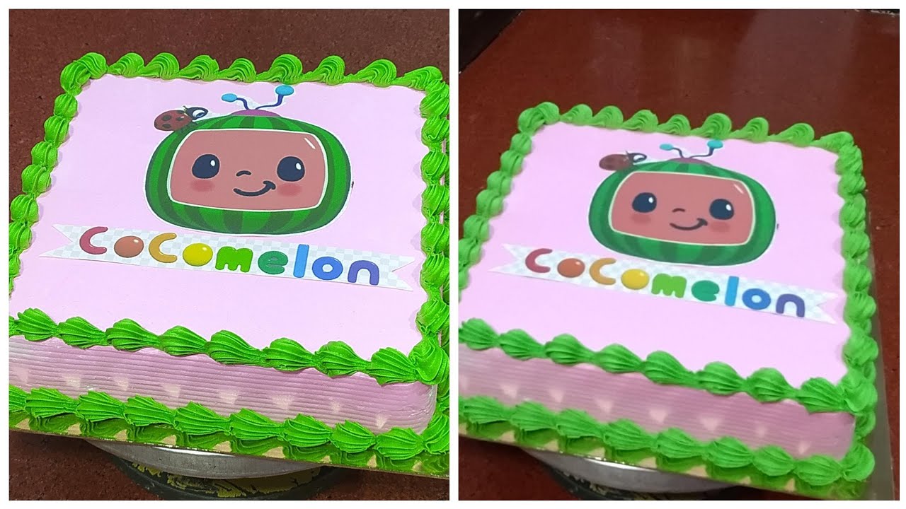 How To Make a Coco Milan Photo Cake - YouTube
