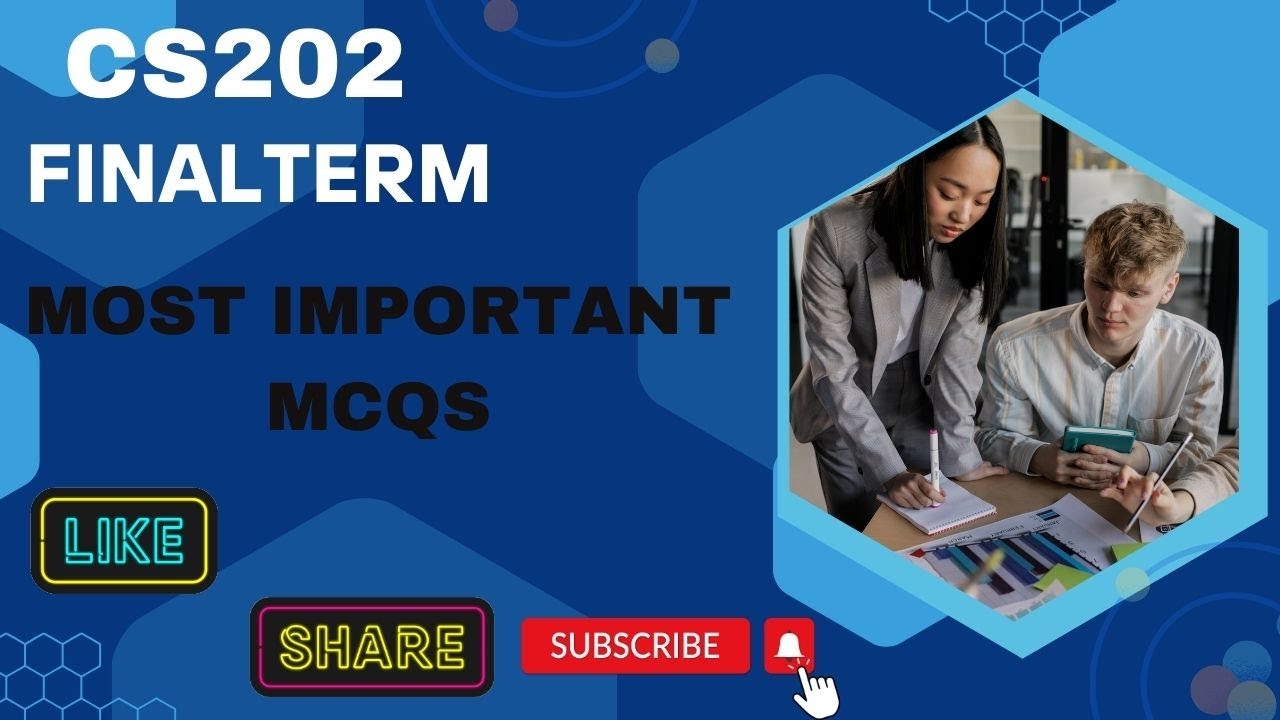 CS202 Finalterm most Important mcqs - YouTube