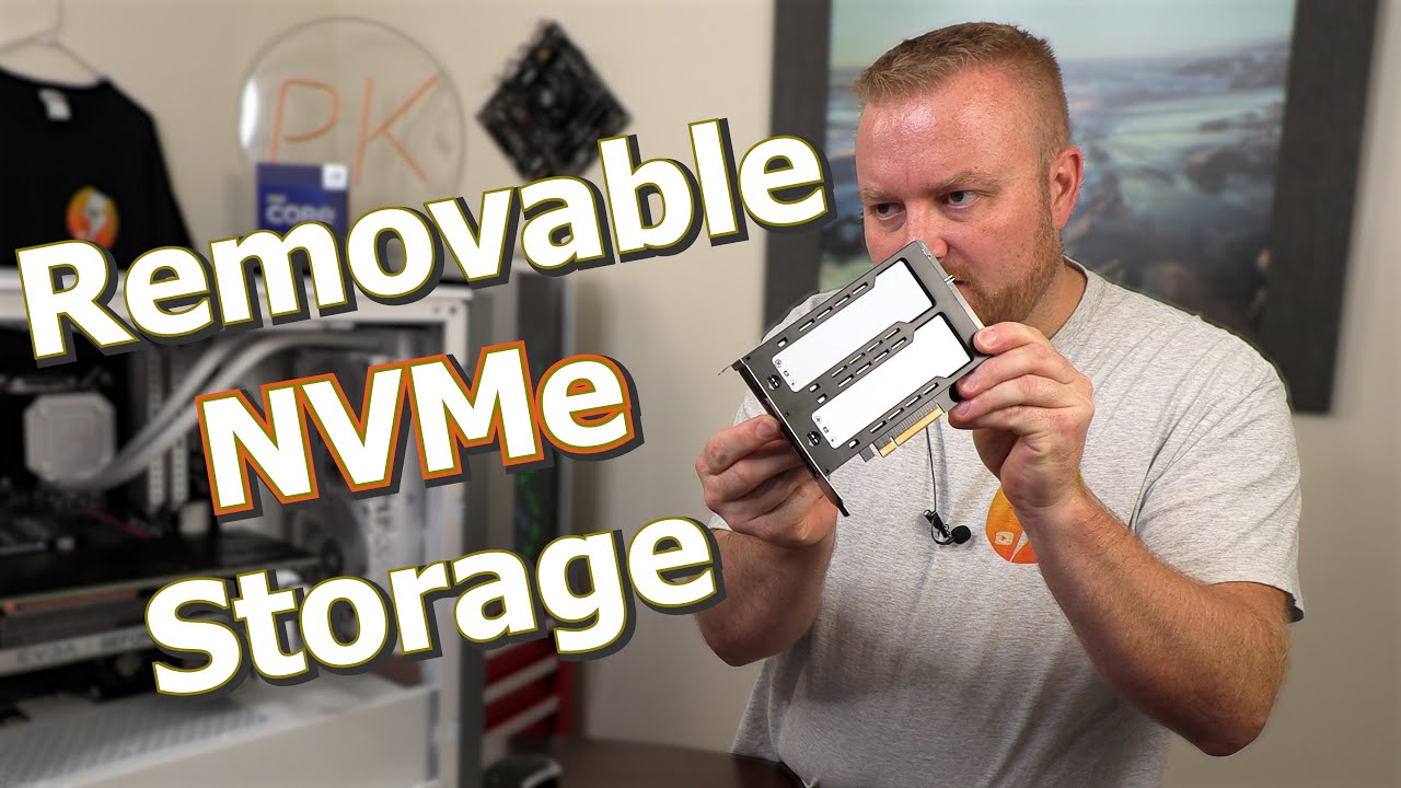 Removeable NVMe Storage From Icy Dock - YouTube