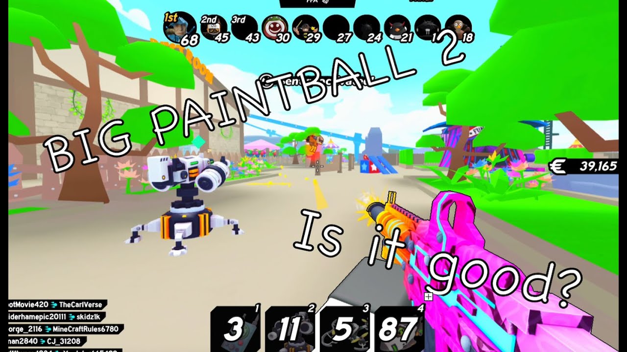Roblox Big Paintball 2. IS IT GOOD? - YouTube