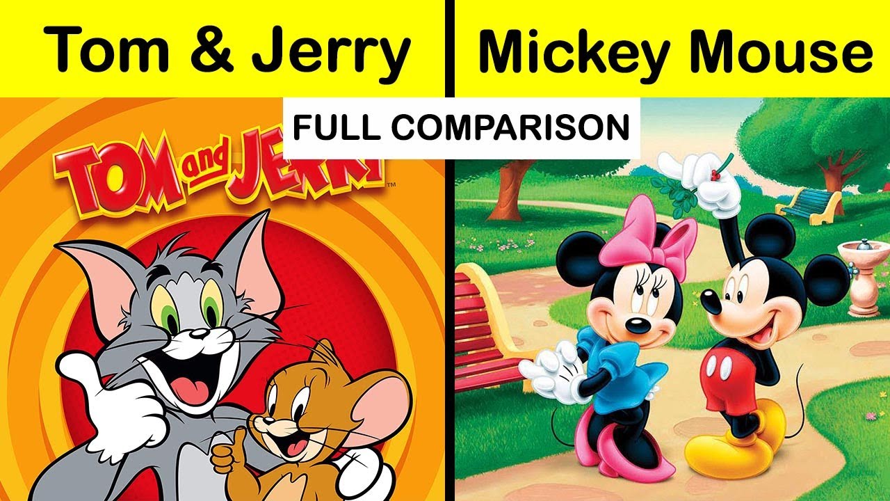 Tom and Jerry vs Mickey Mouse Full Comparison UNBIASED in Hindi ...