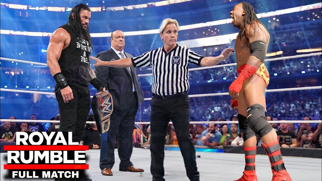 FULL MATCH - Roman Reigns vs. Booker T - WWE ROYAL RUMBLE 2022 - YouTube