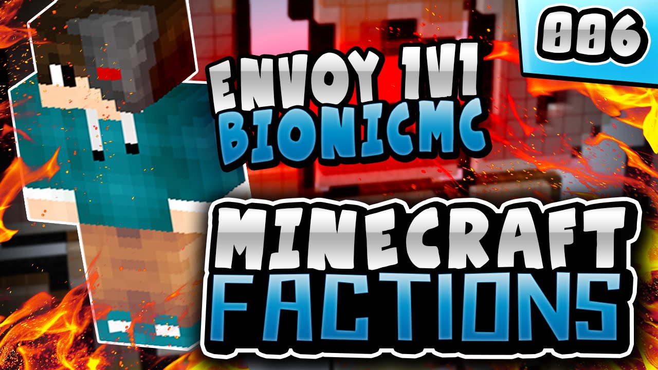 ENVOY DUEL AGAINST BIONICMC!! | Minecraft COSMIC FACTIONS! #6 - YouTube
