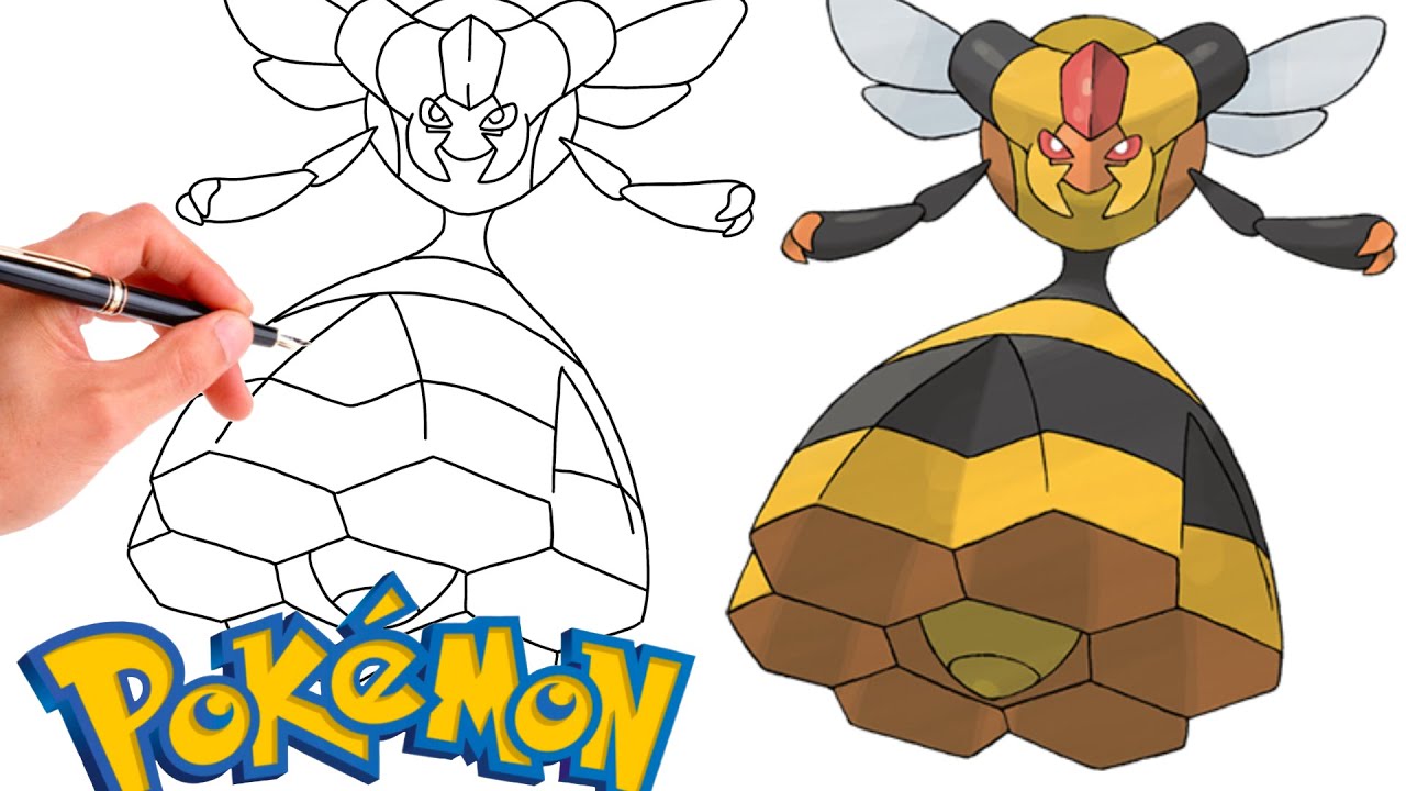 How To Draw VESPIQUEN POKEMON #416 | Generation 4 - YouTube