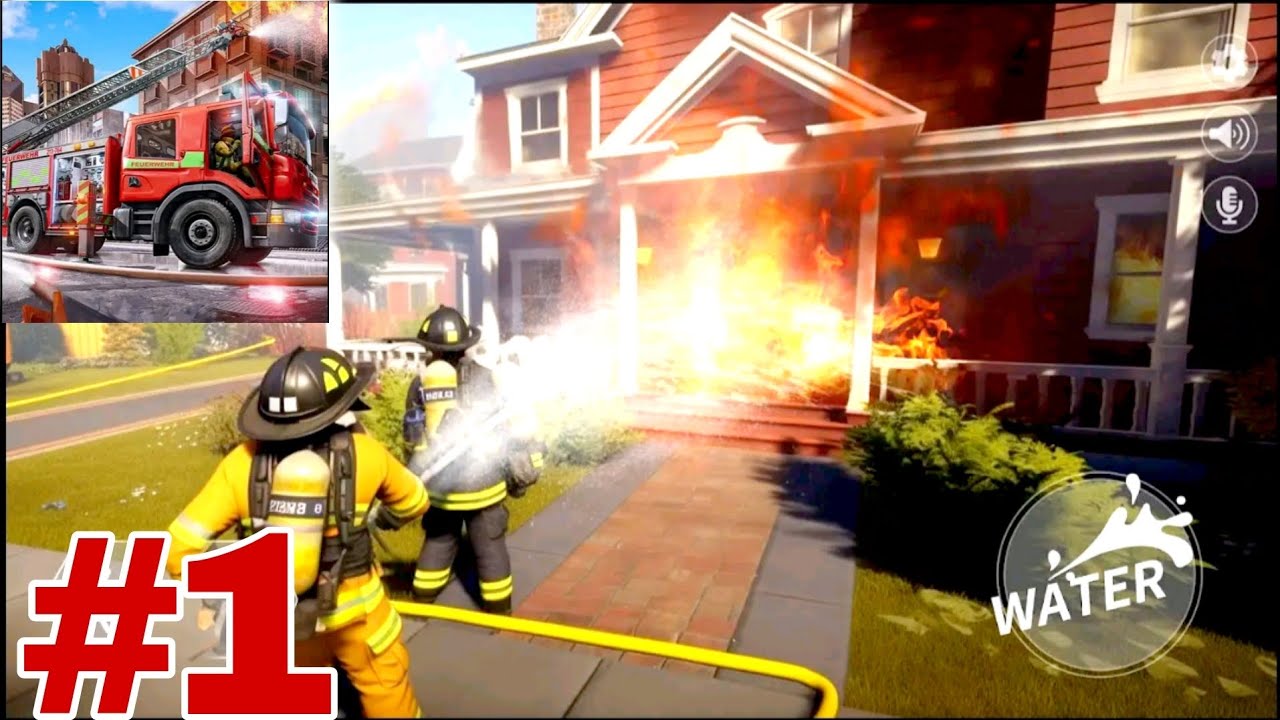 Iam Fireman: Rescue Simulator Full Gameplay Mobile || It's Time To Play ...