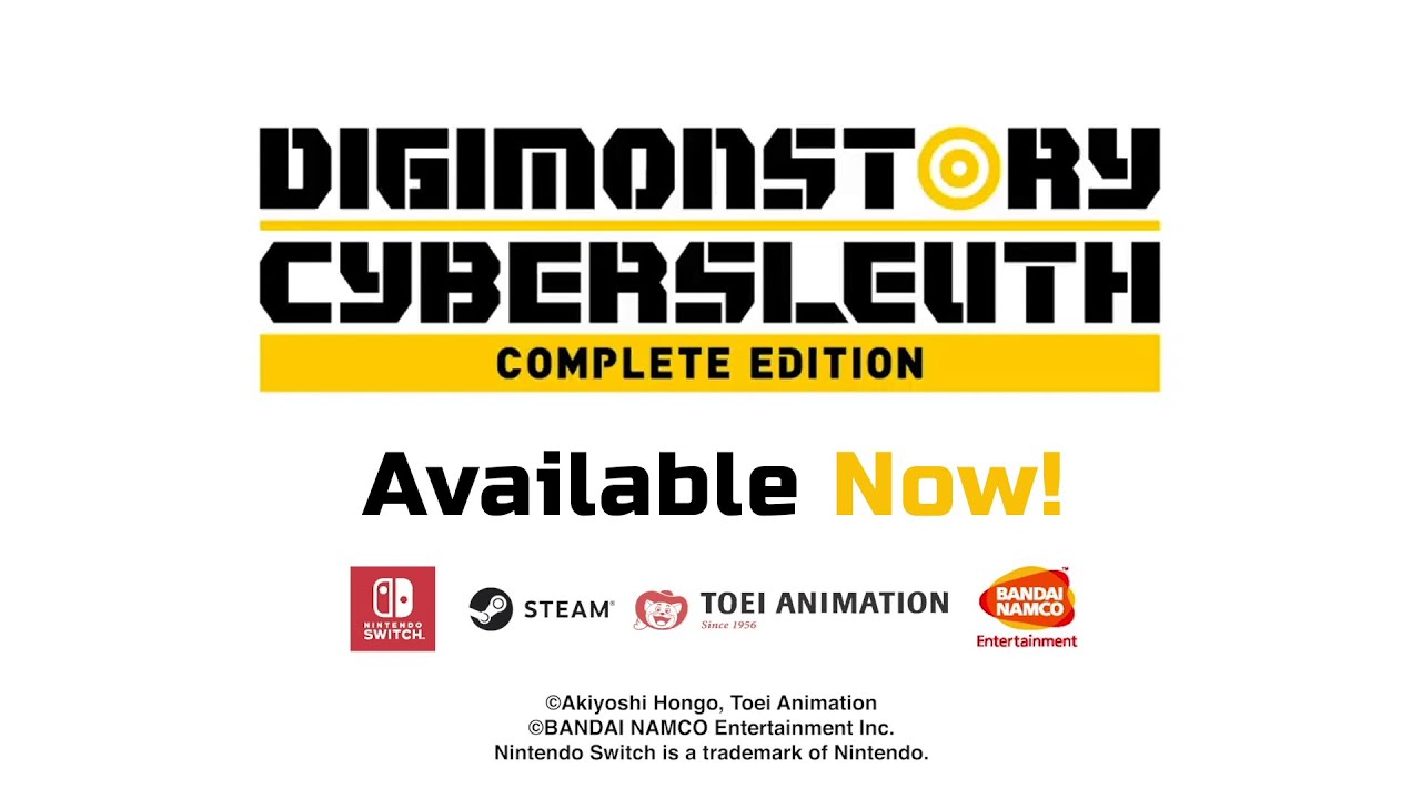 Digimon Story Cyber Sleuth: Complete Edition - Launch Trailer | NSW, PC ...