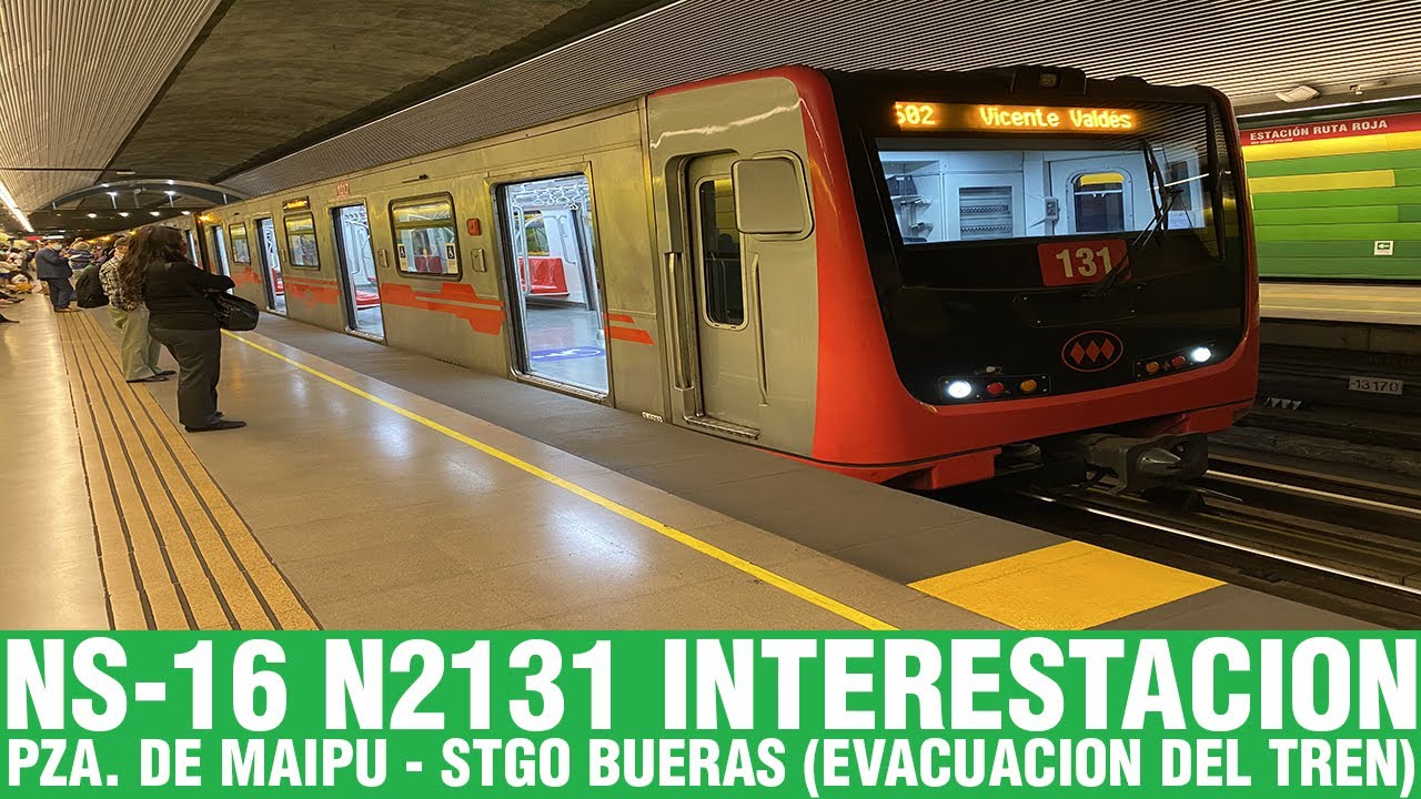 Metro De Santiago | NS-16 N2131 interestacion Plaza De Maipu - Santiago ...