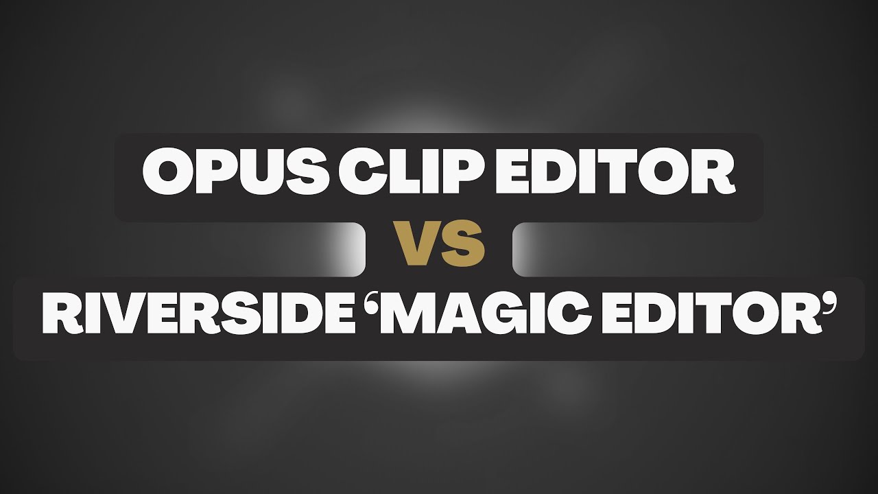 Editing a Video Fully in OpusClip VS Riverside - YouTube