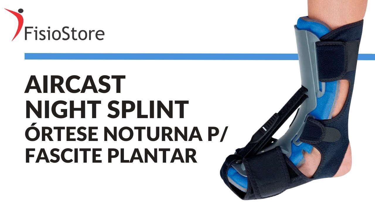 Ortese Noturna para Fascite Plantar Night Splint Aircast - YouTube