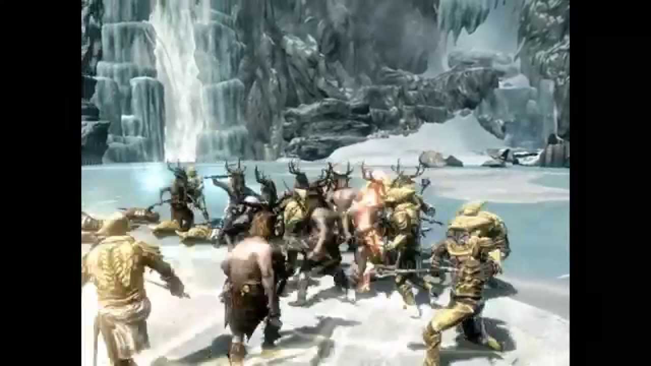 Skyrim Battles - 20 Reaver Lords vs 10 Forsworn Briarhearts [Master ...
