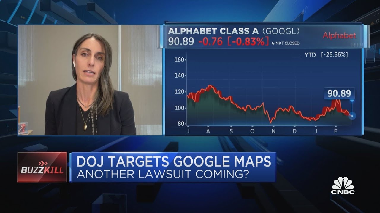 Alphabet 16% off February highs as DOJ closes in on Google Maps lawsuit ...