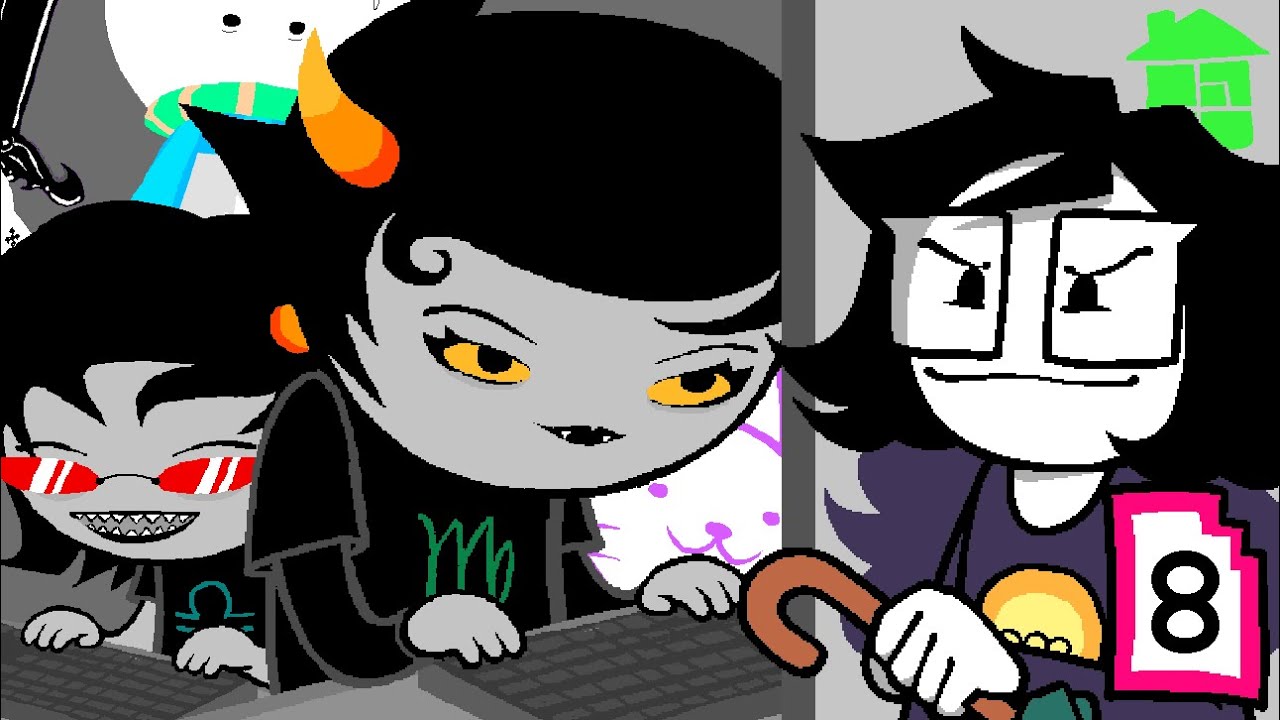 TROLLing and pestering | HOMESTUCK Liveread | Act 4 (part 2) - YouTube