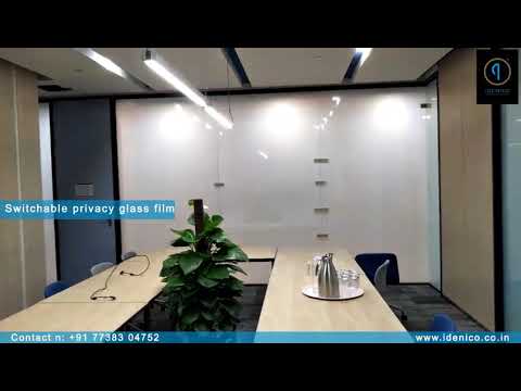 Idenico switchable privacy Glass Film - YouTube