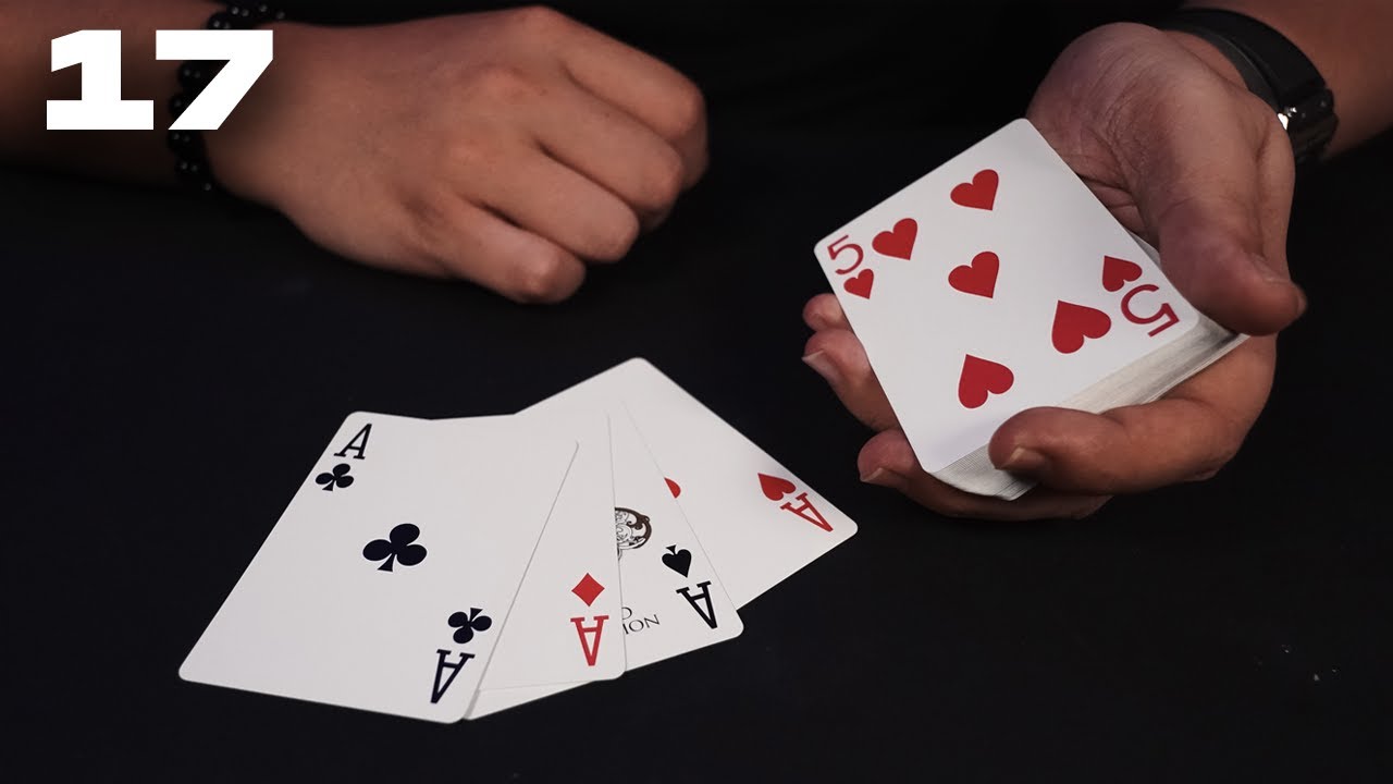 Find their Card and the 4 Aces! (Card Magic Tutorials) - YouTube