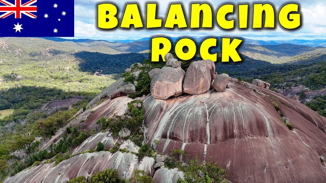 Drone/walk tour of the Balancing Rock and the Pyramids, QLD, Australia ...