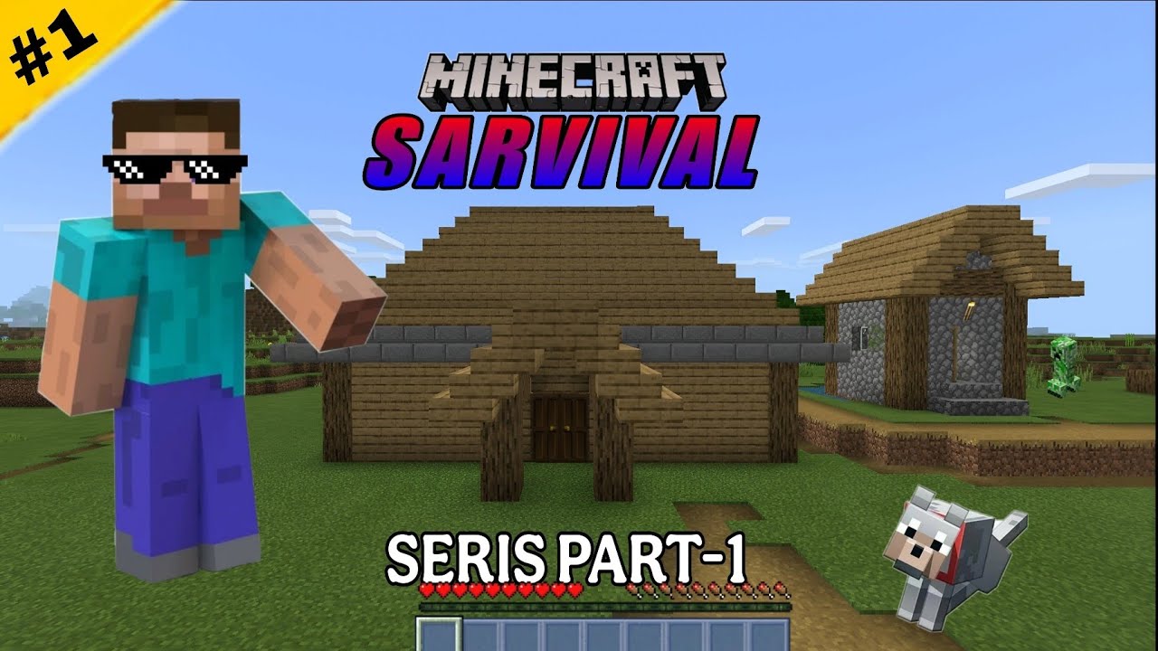 Minecraft survival series part-1.AGK KARIB YT.SUBSCRIBE FOR MORE.PLEASE ...