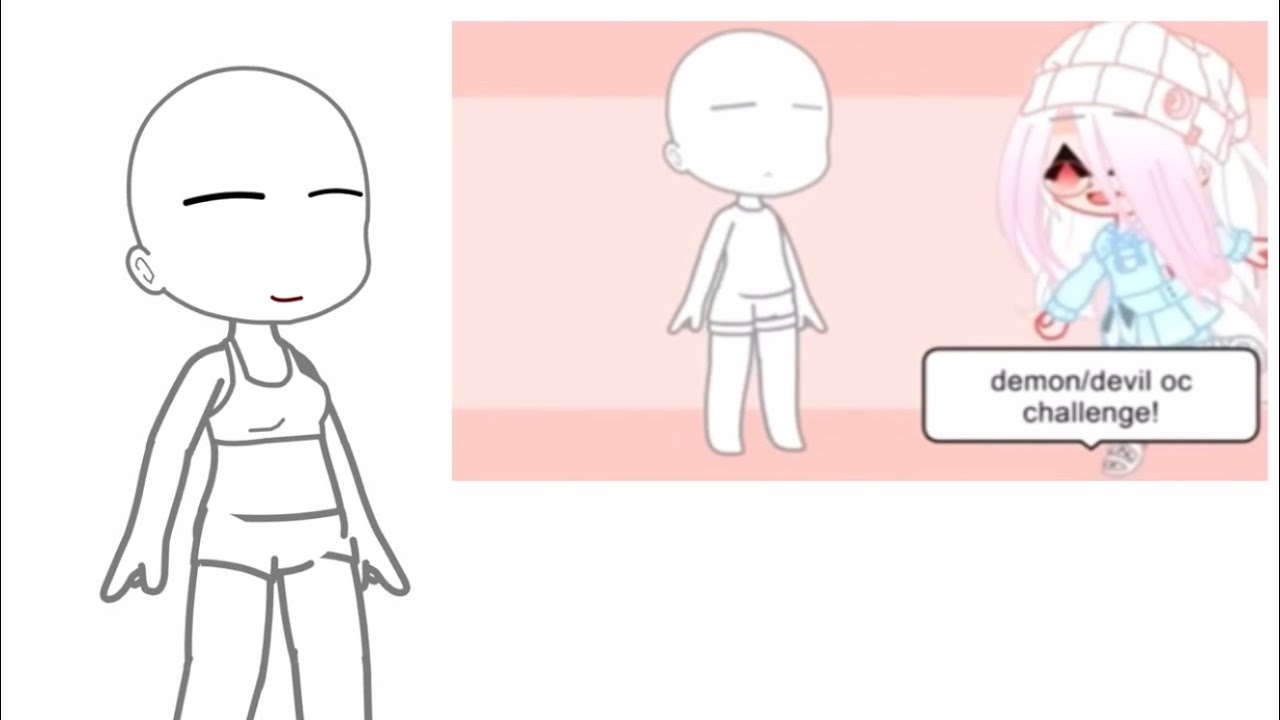 Demon/devil oc challenge! ️|| Oc challenge || Gacha Club - YouTube