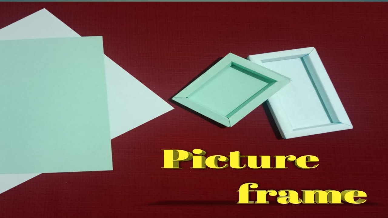 How to make picture frame with paper | easy frame making at home # ...
