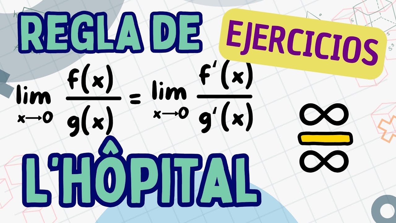 Regla de L'Hôpital para ♾️ /♾️ | Cómo Resolver Límites INDETERMINADOS ...