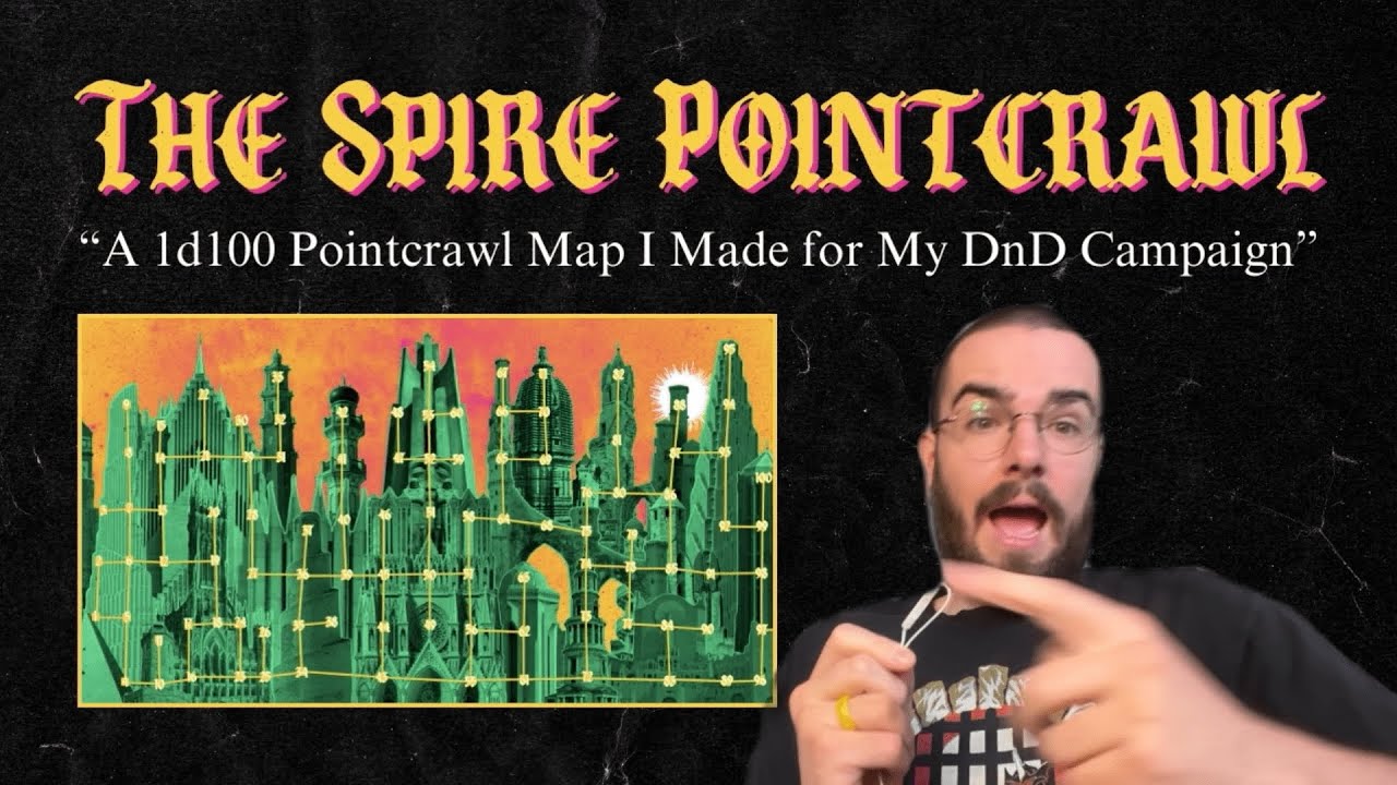 How I Use This 1d100 Pointcrawl Map to Run My DnD Campaigns - YouTube