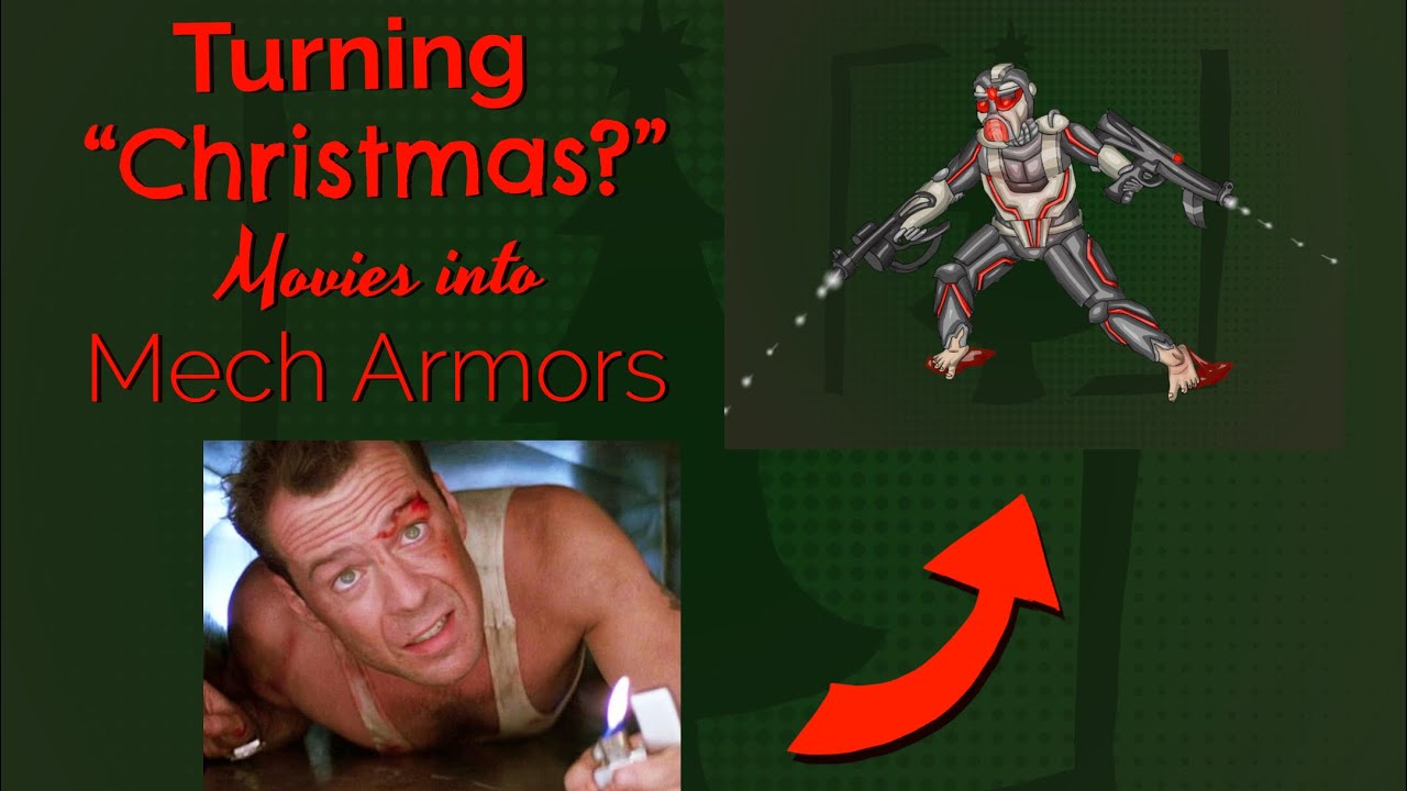 Turning “Christmas?” Movies into Mech Armors (story and speed draw ...