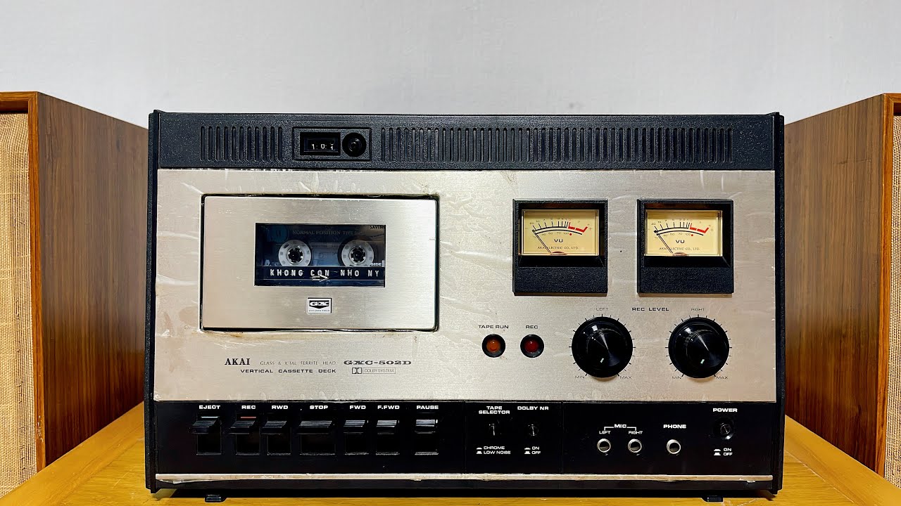Cassette deck Akai GXC-502D ☎️/ Zalo: 0933488038 - YouTube