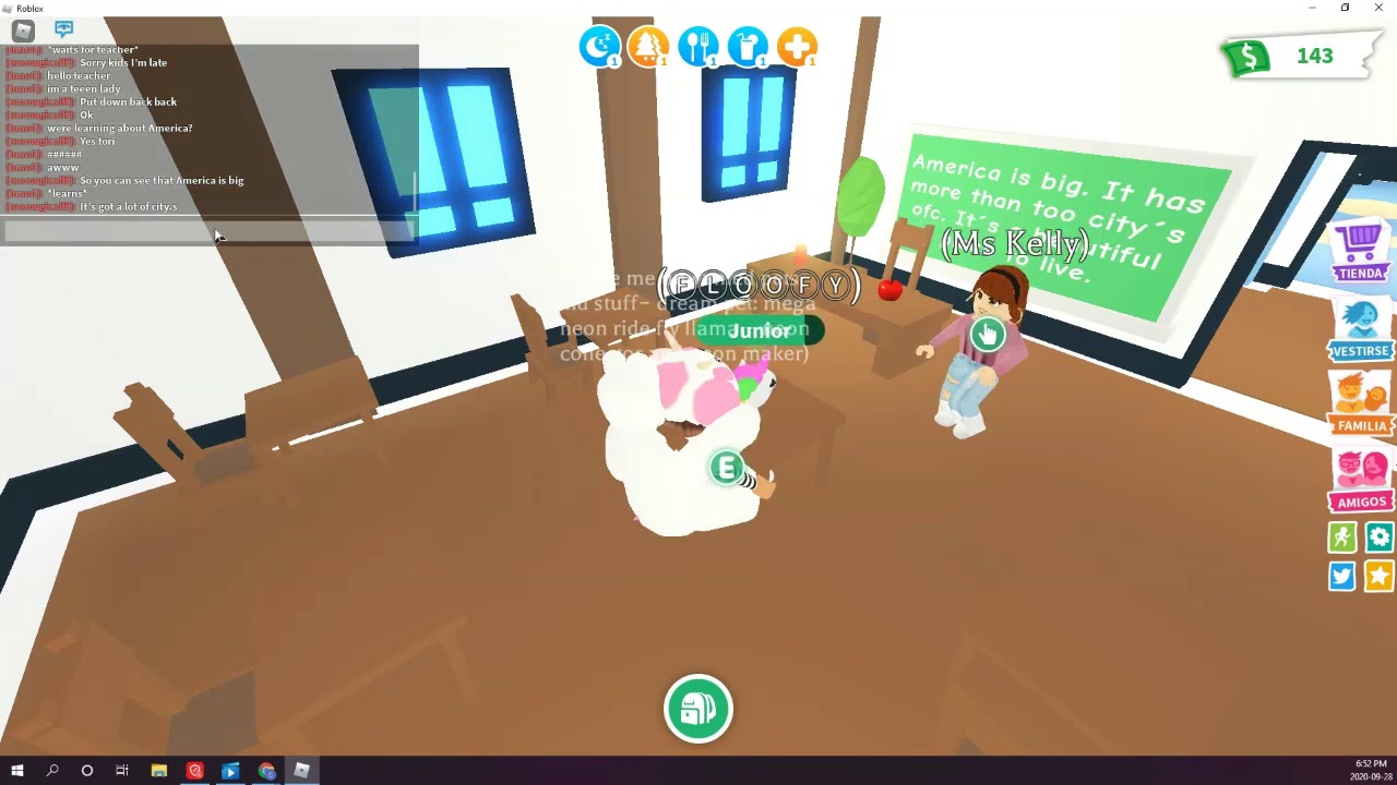 Chapter 1 adopt me ROBLOX rp I play with my friend! - YouTube
