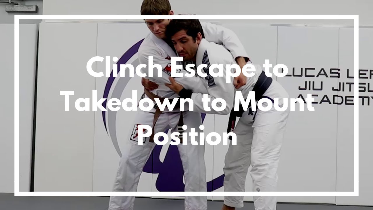 Clinch Escape to Takedown to Mount Position - YouTube