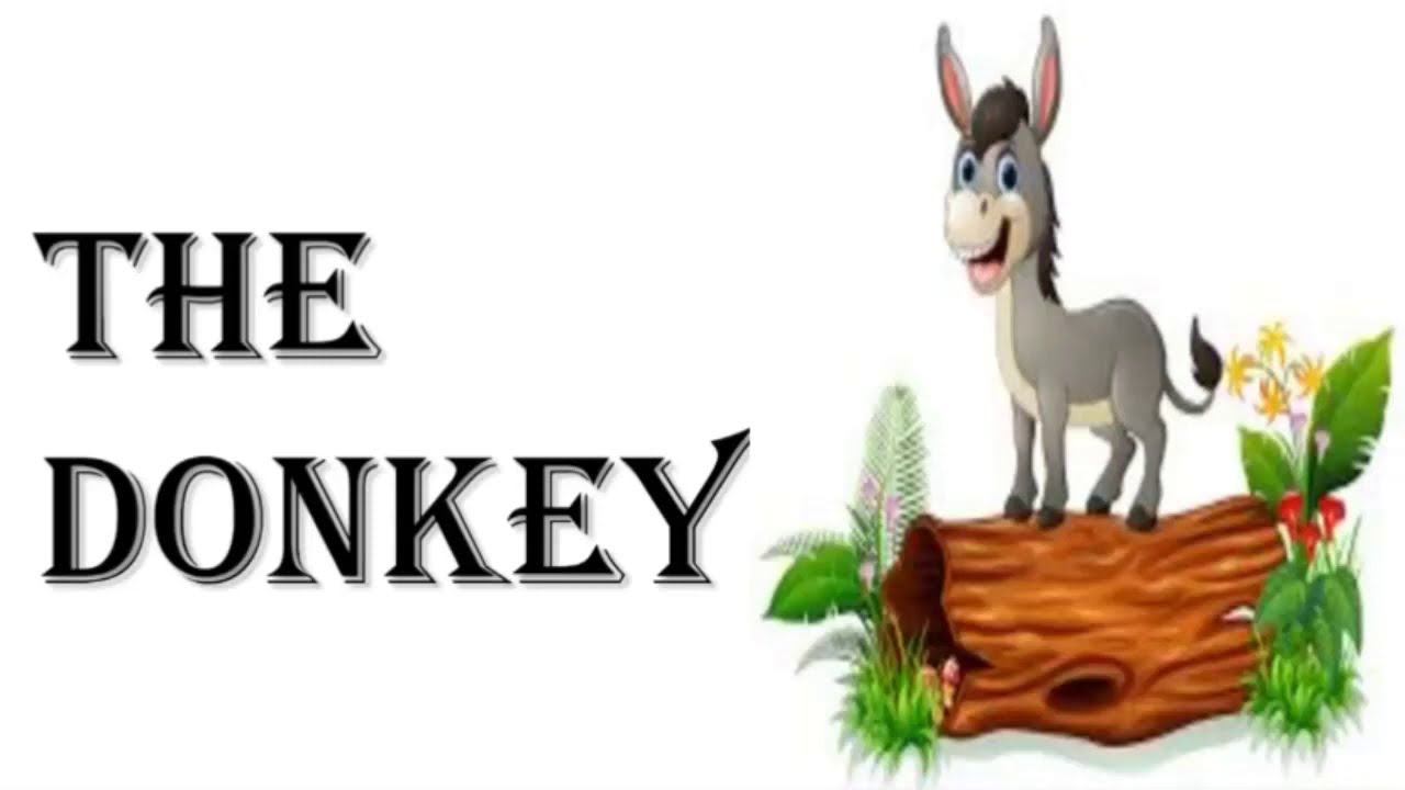 The Donkey: Poem for 6th std English by Paridhi Gaurav Nagda - YouTube
