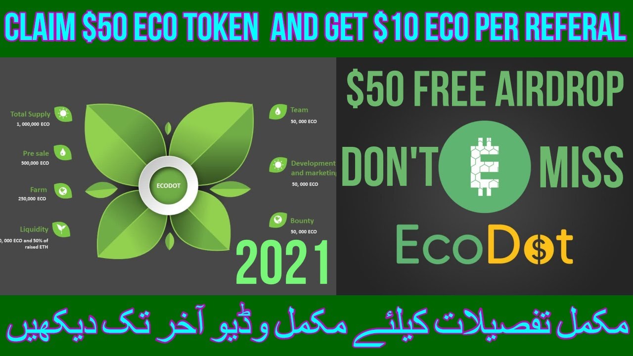 Claim 50 $ECO token by performing the following tasks and get 10 $ECO ...