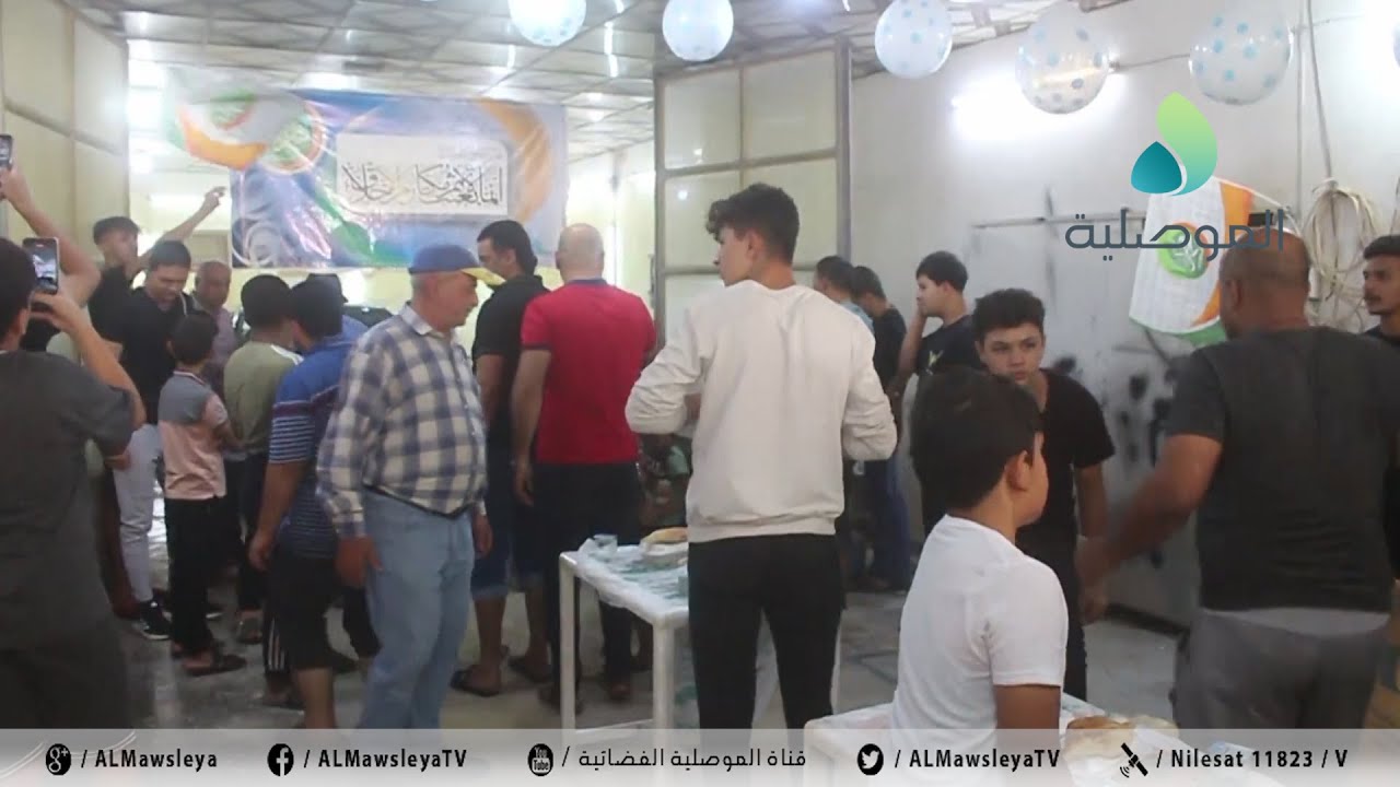 الموصلية تواكب احتفالات اهالي منطقة النبي شيت بالموصل القديمة بالمولد