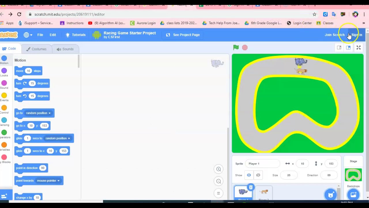 Logging into Google Cs and Scratch - YouTube