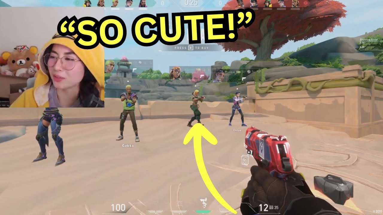 Kyedae's First Time Hearing Killjoy's Flirting Line with Raze - YouTube