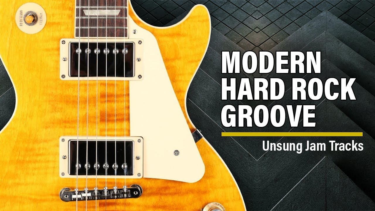 Modern Hard Rock Groove Guitar Backing Track Jam in D Minor - YouTube