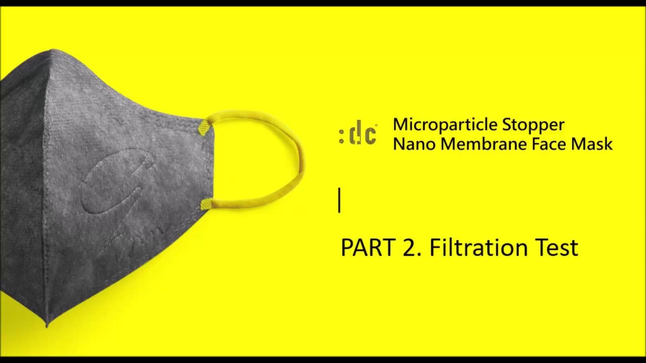 [English] :dc Microparticle Stopper Mask Filteration Test - YouTube