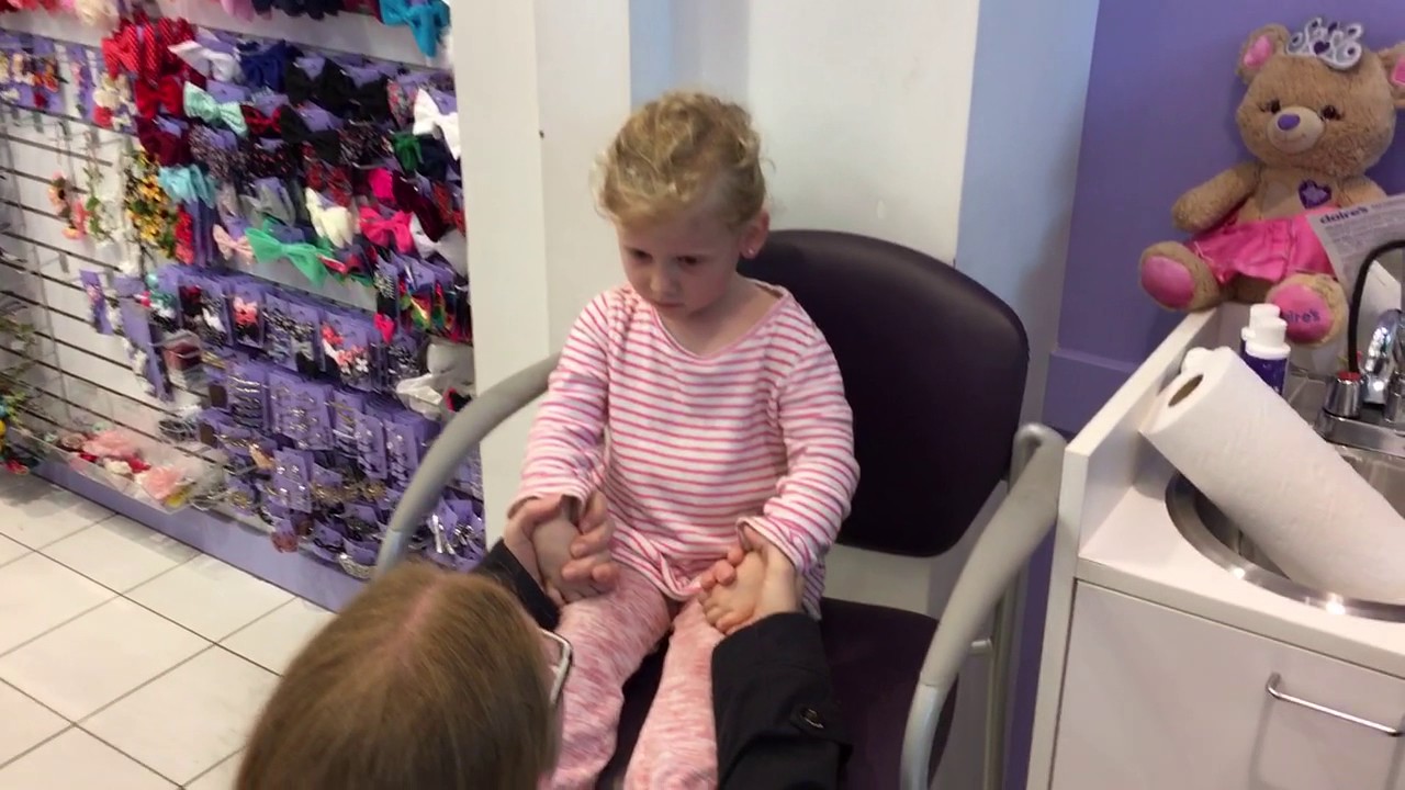 Abby Ear Piercing - YouTube