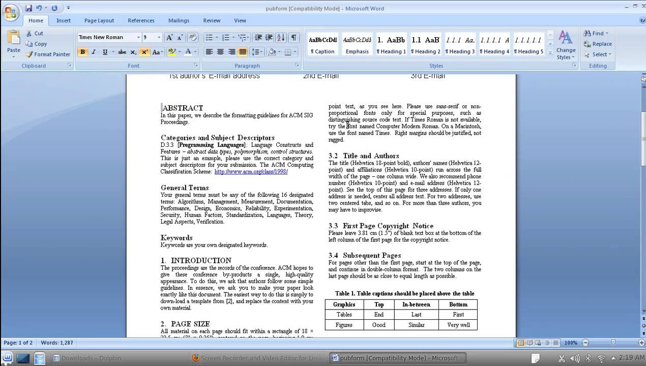 How to add Authors Information as Footnote in Two Column Paper - YouTube