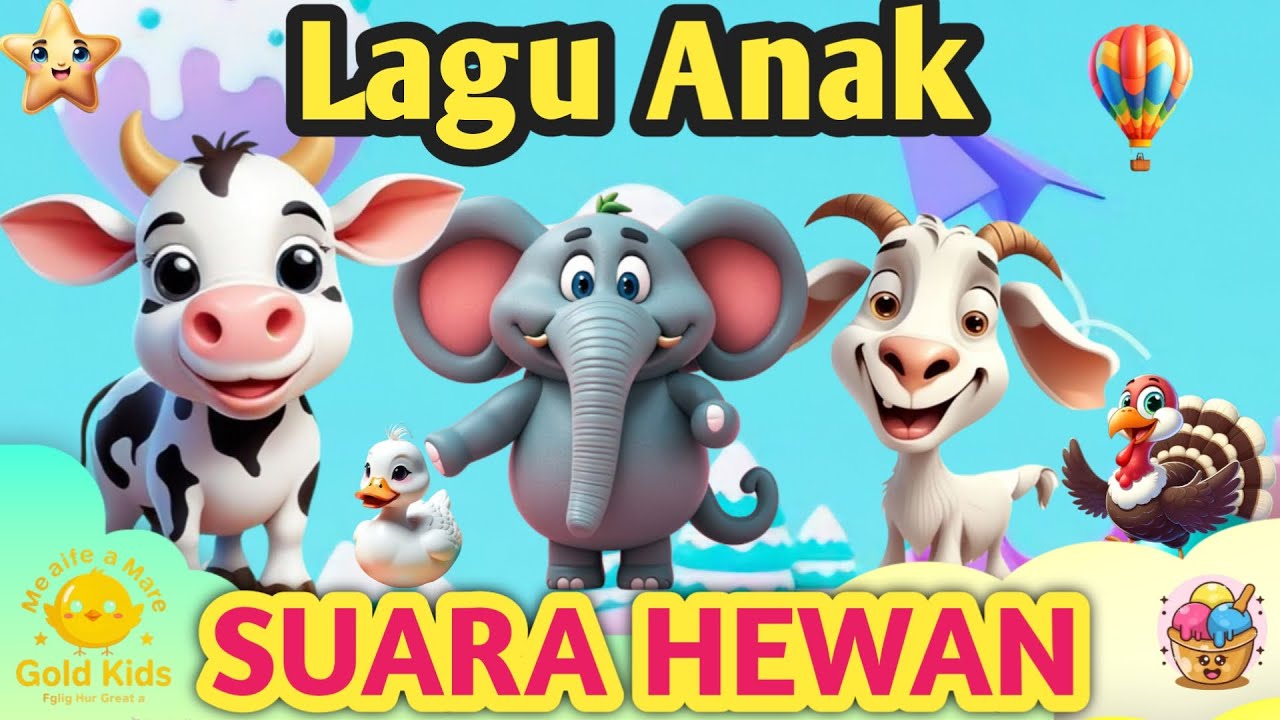 SUARA HEWAN - LAGU ANAK ANAK - LAGU ANAK TERPOPULER - LAGU ANAK ...