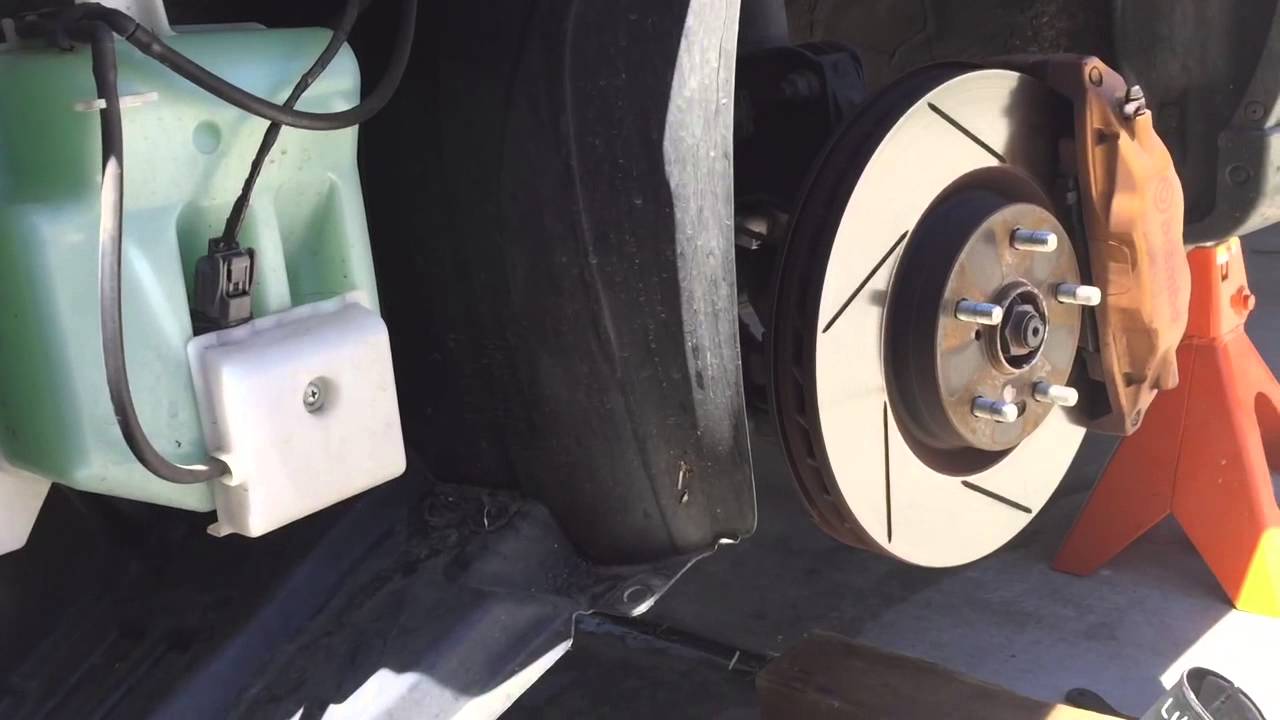 RaceComp Engineering Brake Cooling Duct Install - YouTube