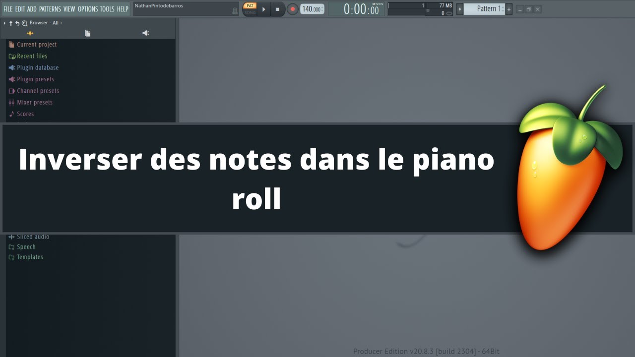 Inverser des notes dans le piano roll - YouTube