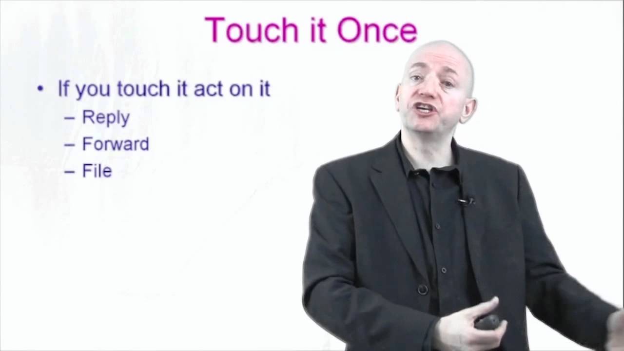 Time Management - Touch it Once - YouTube