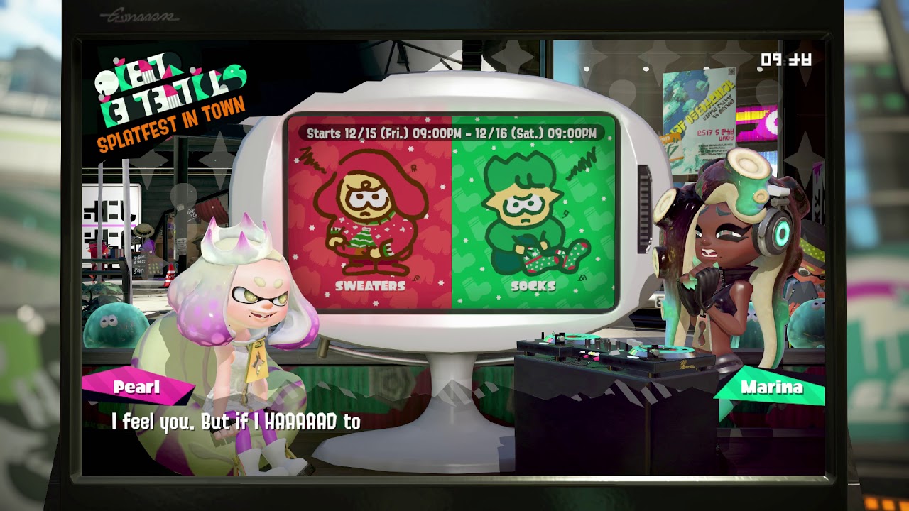 Splatoon 2 - Splatfest #22: Sweaters vs. Socks | Announcement - YouTube