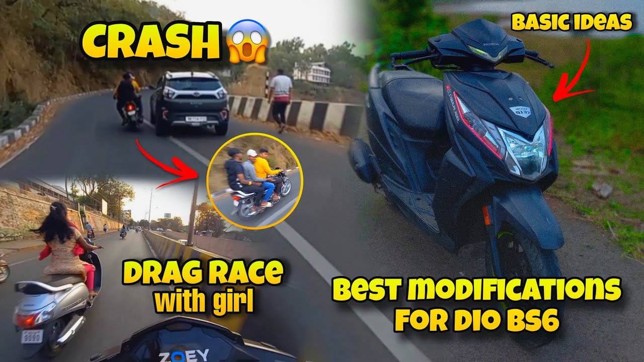 Papa Ke Pari Se Race Lag Gayi 😂 | Best Modifications For Dio Bs6 😍 ...