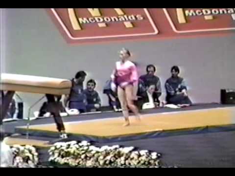 15th AA Lori Strong V - 1987 World Gymnastics Championships 9.875 - YouTube